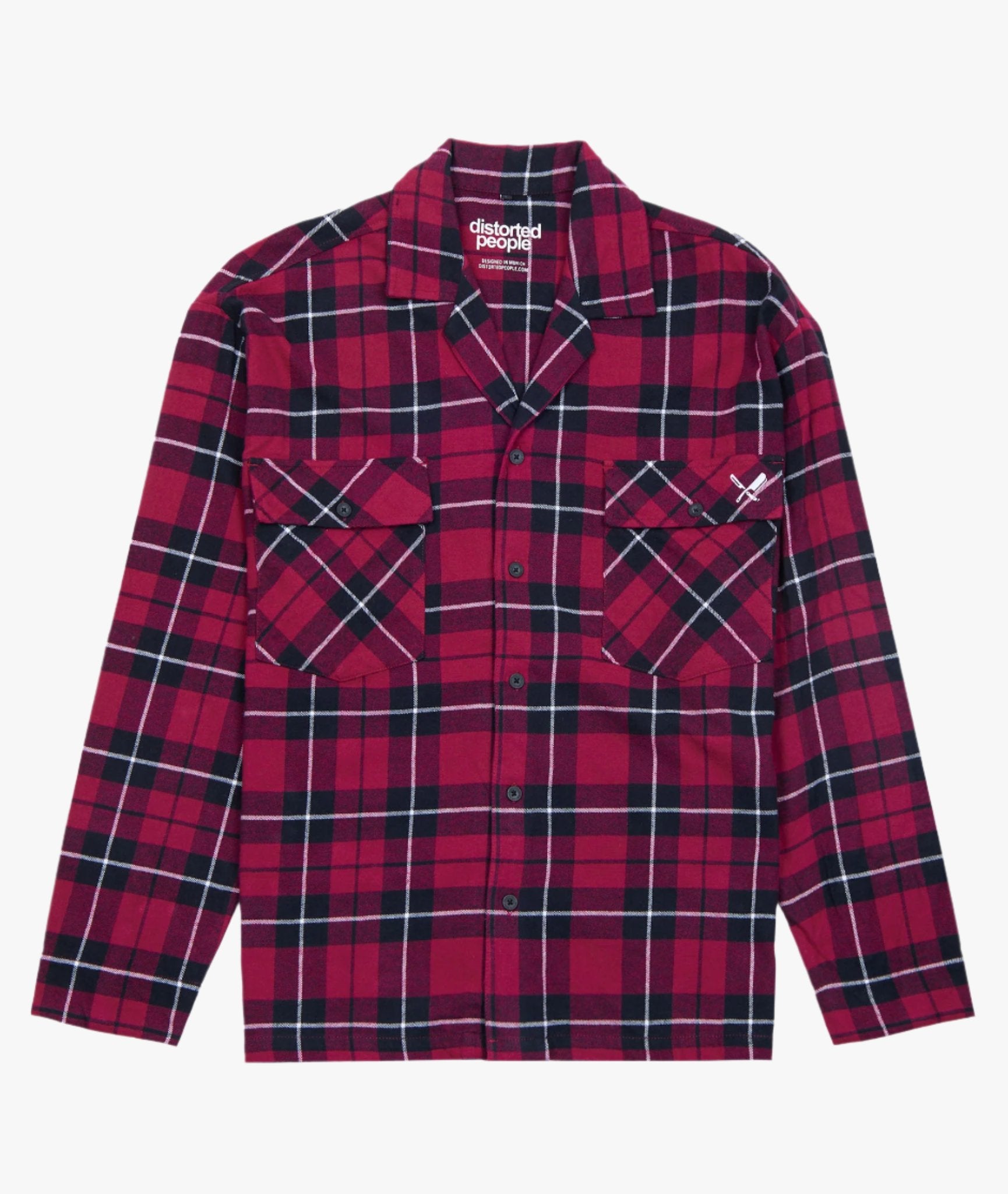 Lounge Check Flannel - Distorted People