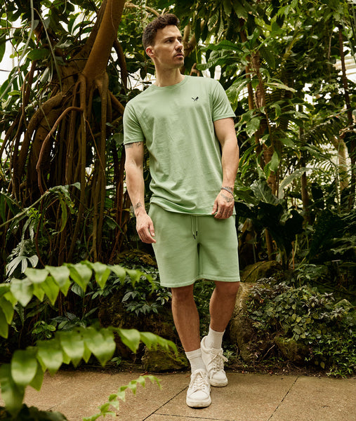 Classic Crew Neck t-shirt pale green